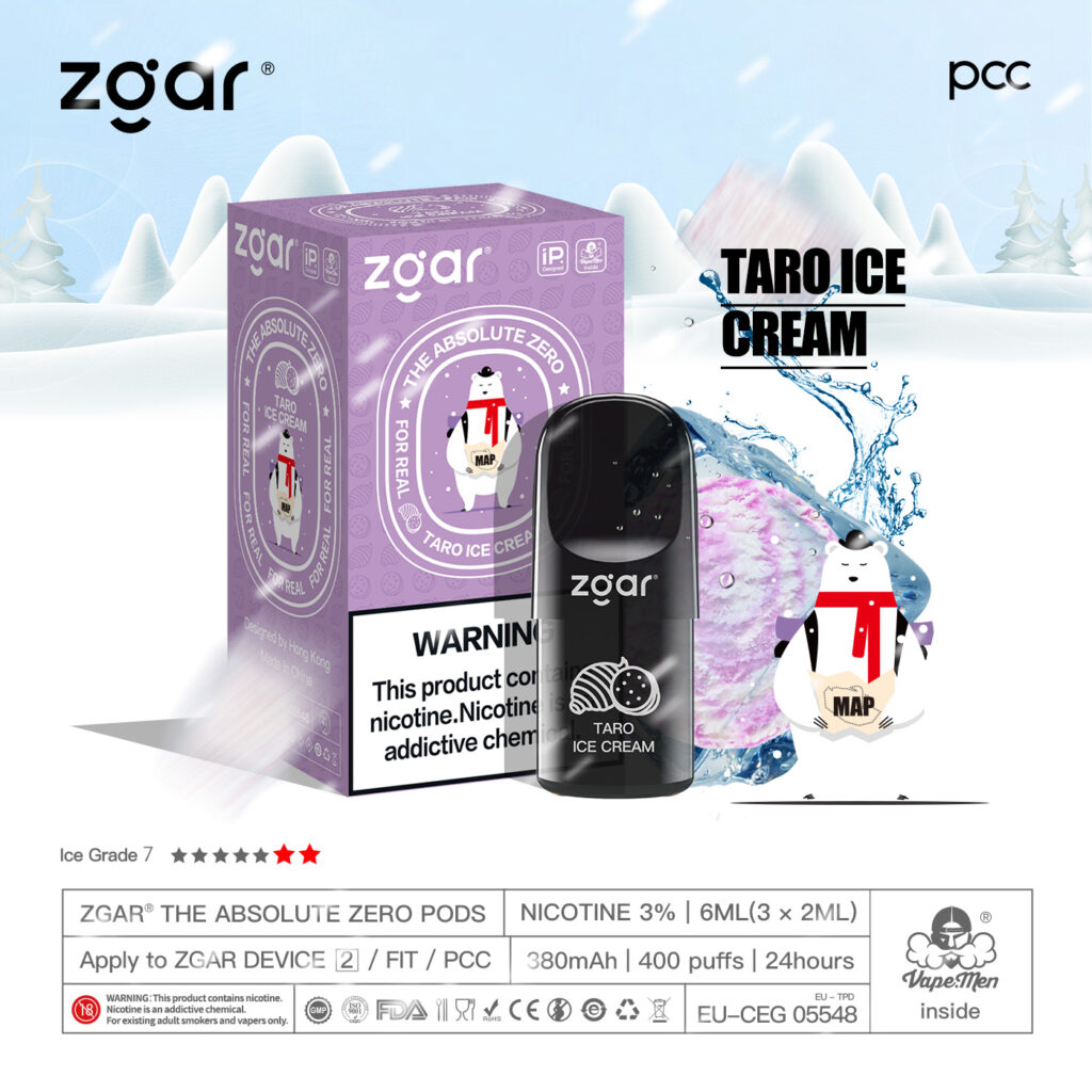 zgar冰熊芒果mango • zgar vape Official Shop zgar冰熊电子烟烟弹 USA 美国 zgar冰熊 pod ...
